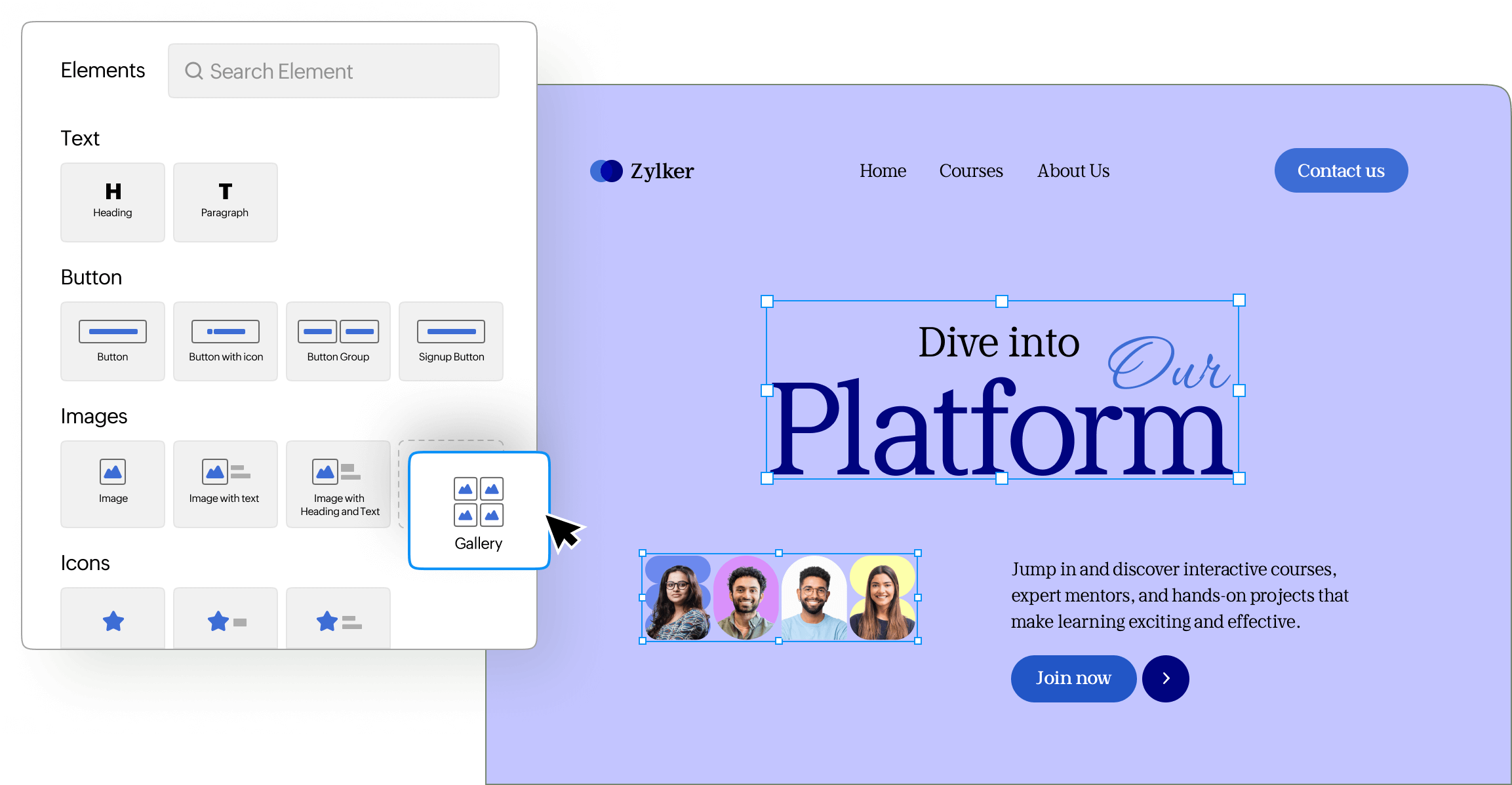 No-code website builder with free templates for online trainers ...